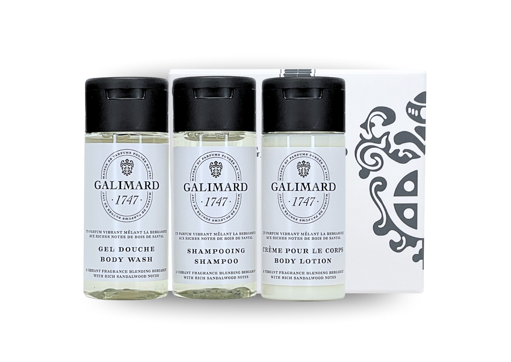 Coffret cosmétiques 1747 - 3x40ml - Galimard
